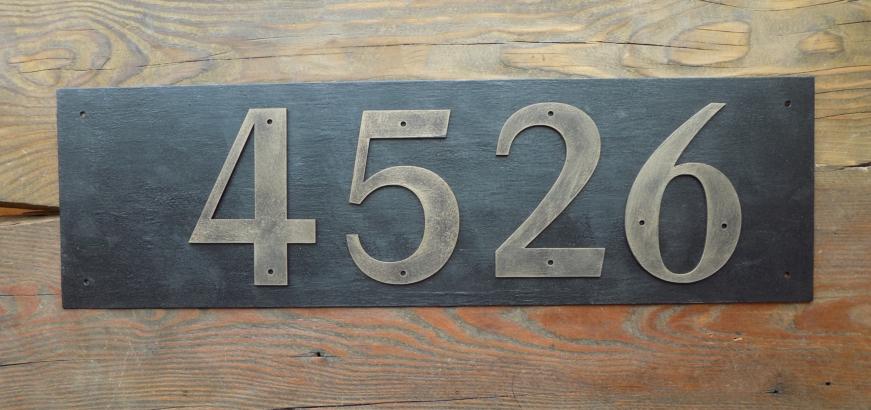 House Number / Address Plaque / House Number / Address numbers | Etsy