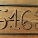 House Number / House Number in a Frame / Address Numbers / - Etsy