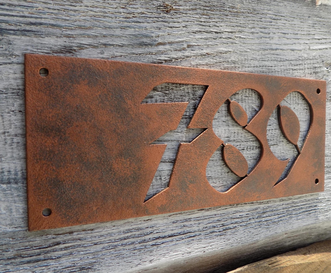 Designer 3D House Number/Modern House Numbers/Contemporary | Etsy