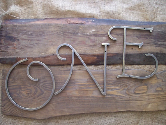 Custom Metal Letters and Numbers 8 Tall / Metal Address | Etsy