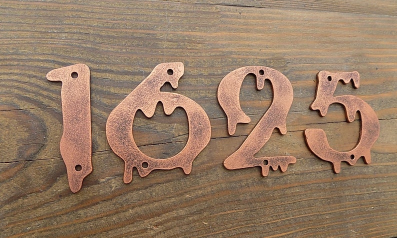 Art House Number / House Numbers / Home Address / Metal House - Etsy
