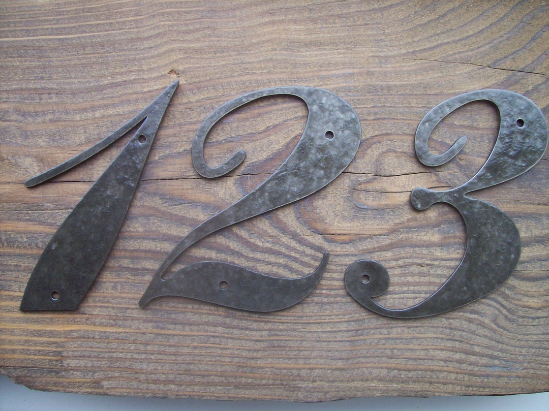 House Number /metal House Numbers 4 Inches/door Numbers /address ...