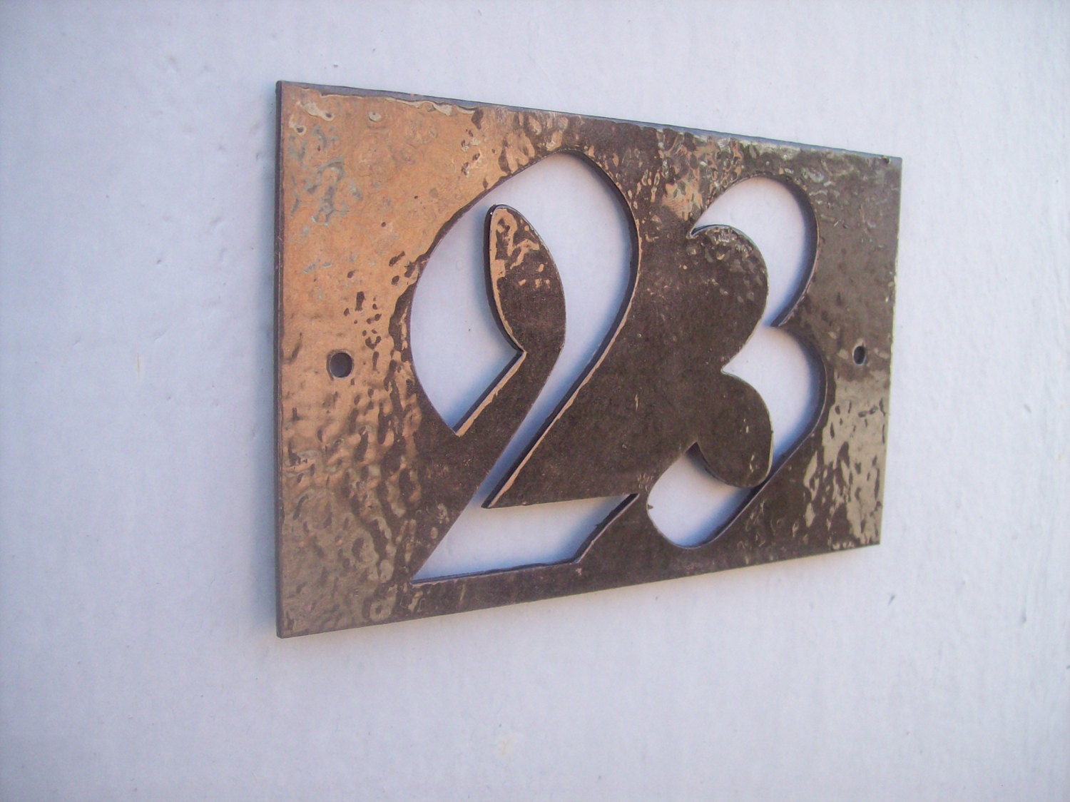 Designer's 3D House Number/Modern House | Etsy