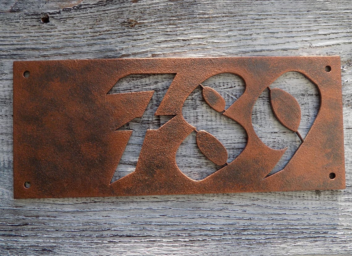 Designer 3D House Number/Modern House Numbers/Contemporary | Etsy