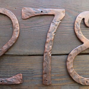 House Number /black Copper/ Iron House Numbers / Numbers / Metal House ...
