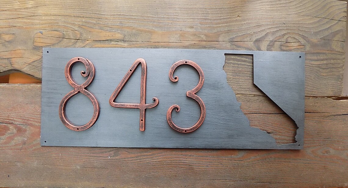 California House Number / House Number / Home Number / Address Numbers ...