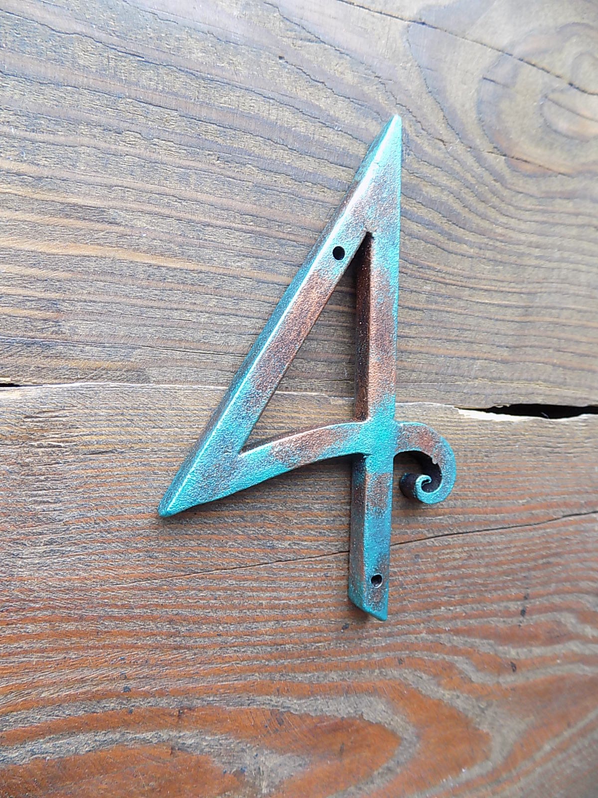House Number / Iron House Numbers 5 Inch./ House Address / - Etsy