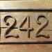 House Number / Address Numbers / House Number in a Frame / - Etsy