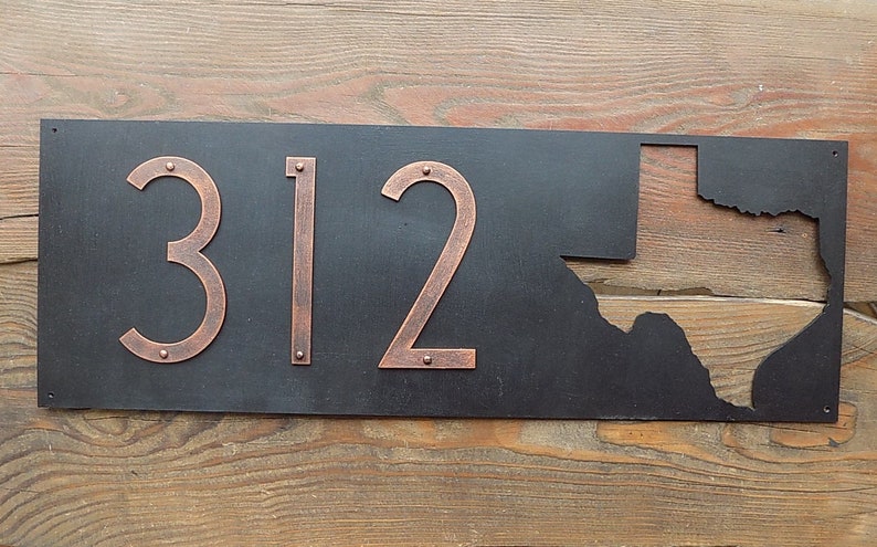 Texas House Number / House Number / Home Number / Address | Etsy