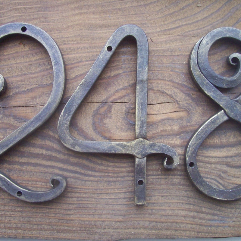 Metal House Numbers - Etsy