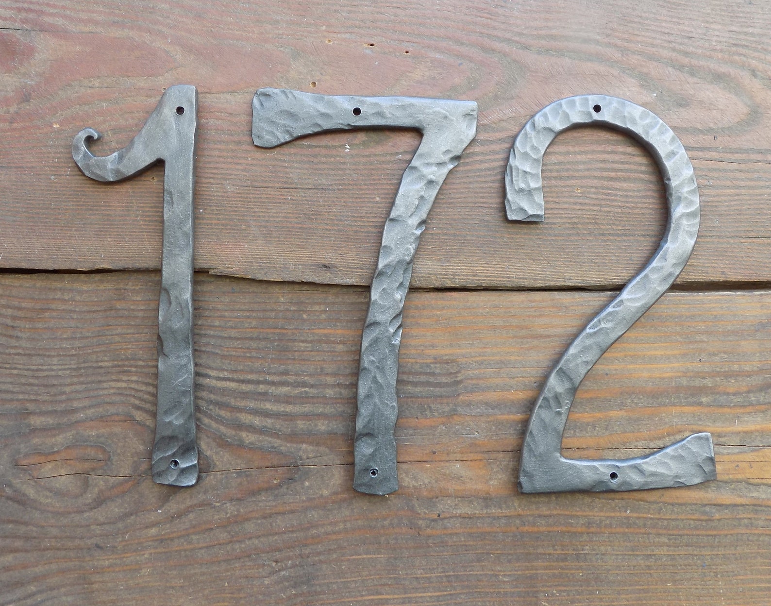 House Number / Iron House Numbers / Numbers / Metal House | Etsy
