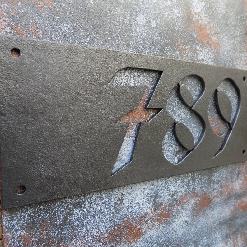 Designer 3D House Number/Modern House Numbers/Contemporary | Etsy