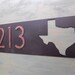 Texas House Number / House Number / Home Number / Address Numbers ...