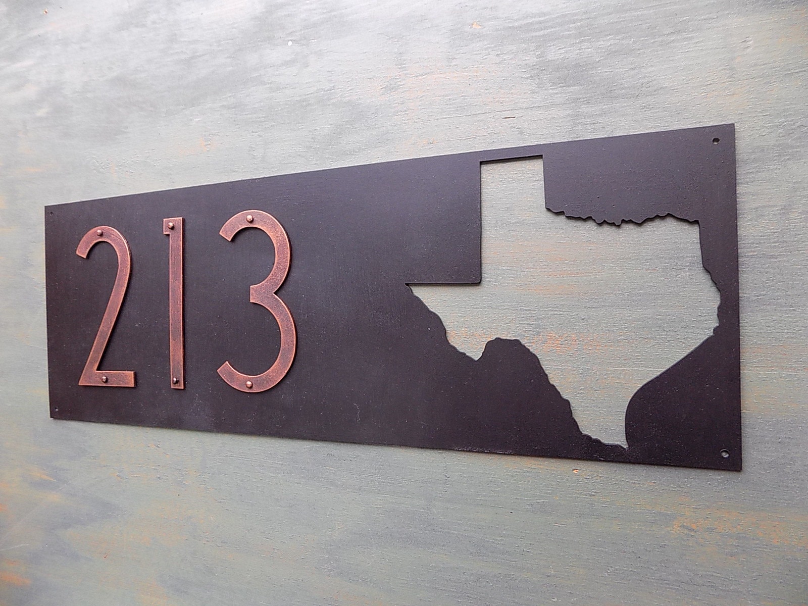 Texas House Number / house number / home number / Address | Etsy