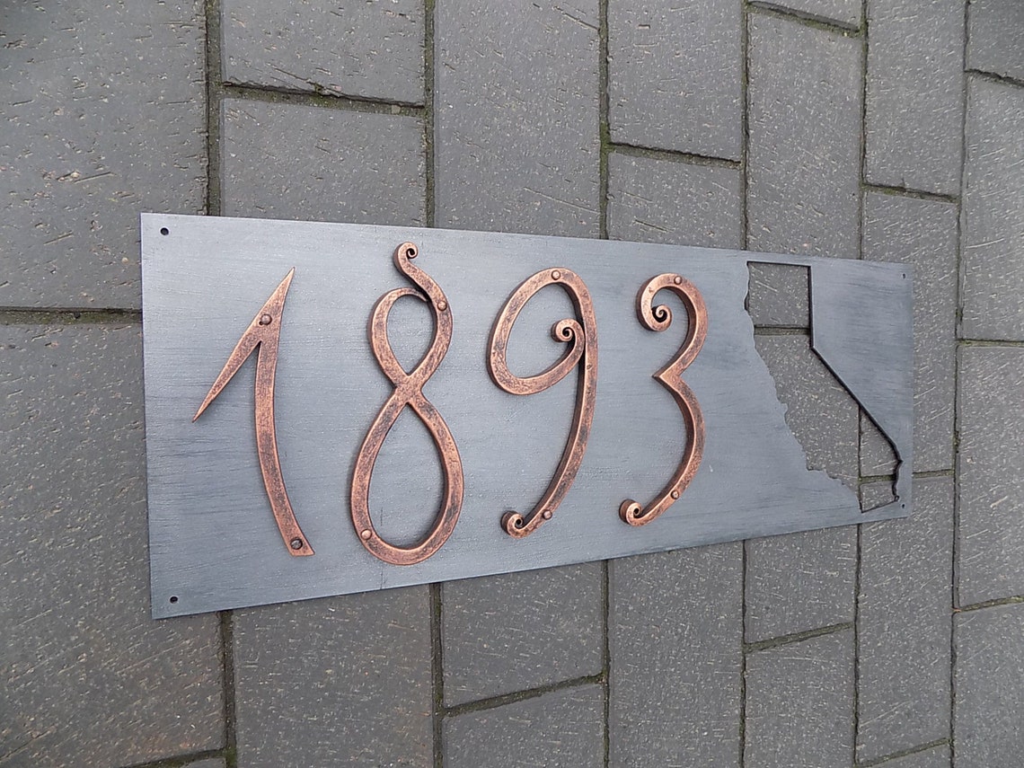 House Number / California Address Numbers / House Number / | Etsy