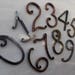 Wrought House Number /iron House Numbers 5 Inches/home Address/ Metal ...
