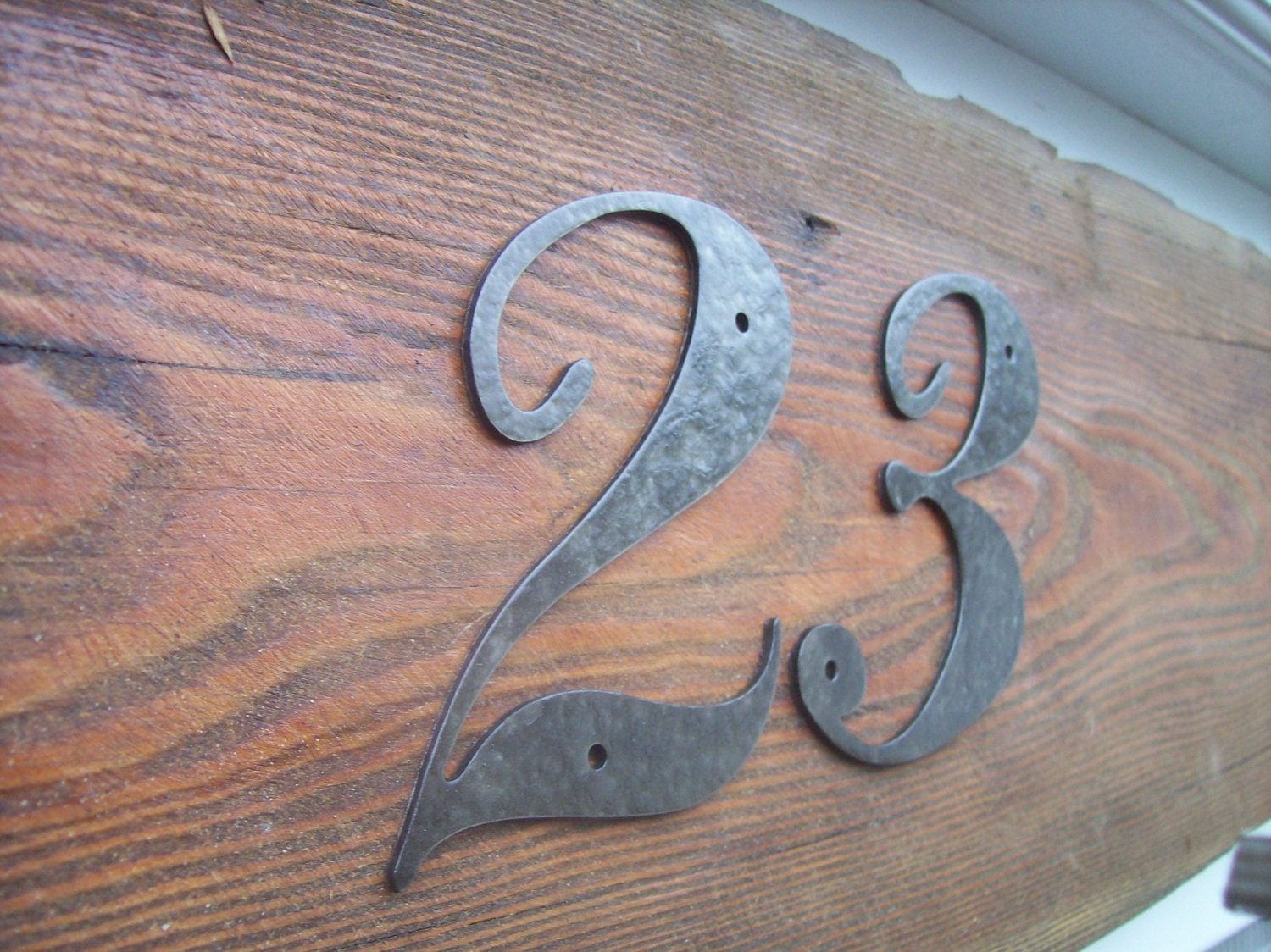 Art Designer's House Number /Metal House Numbers 4 | Etsy