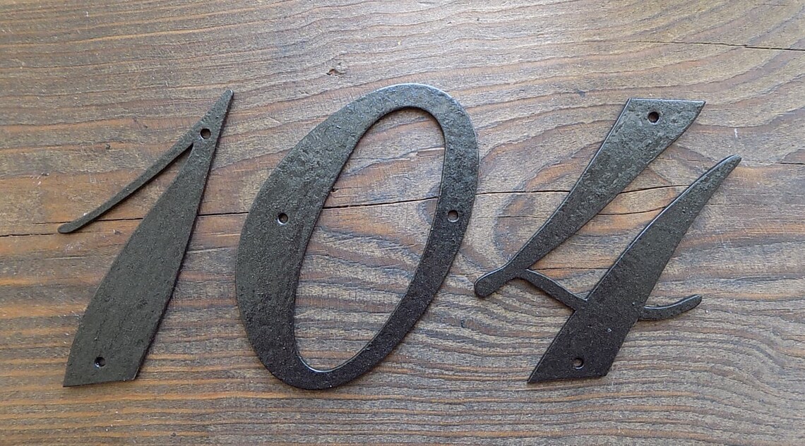 House Number /metal House Numbers 4 Inches/door Numbers /address ...
