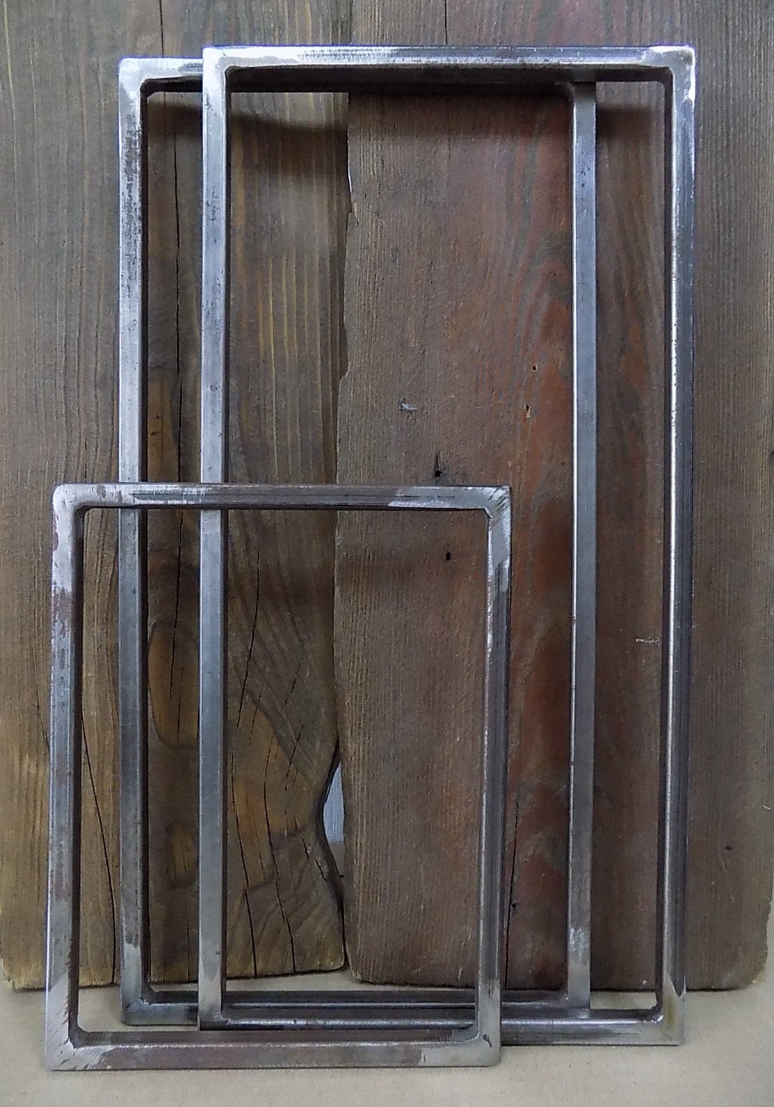 Small Metal Frame Metal Base Metal Rectangle Simple - Etsy