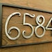 House Number / Address Numbers / House Number in a Frame / Iron House ...