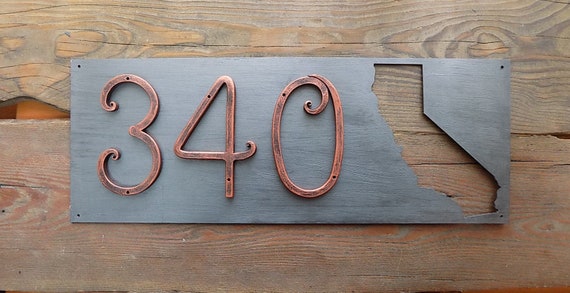 California House Number / House Number / Home Number / Address - Etsy