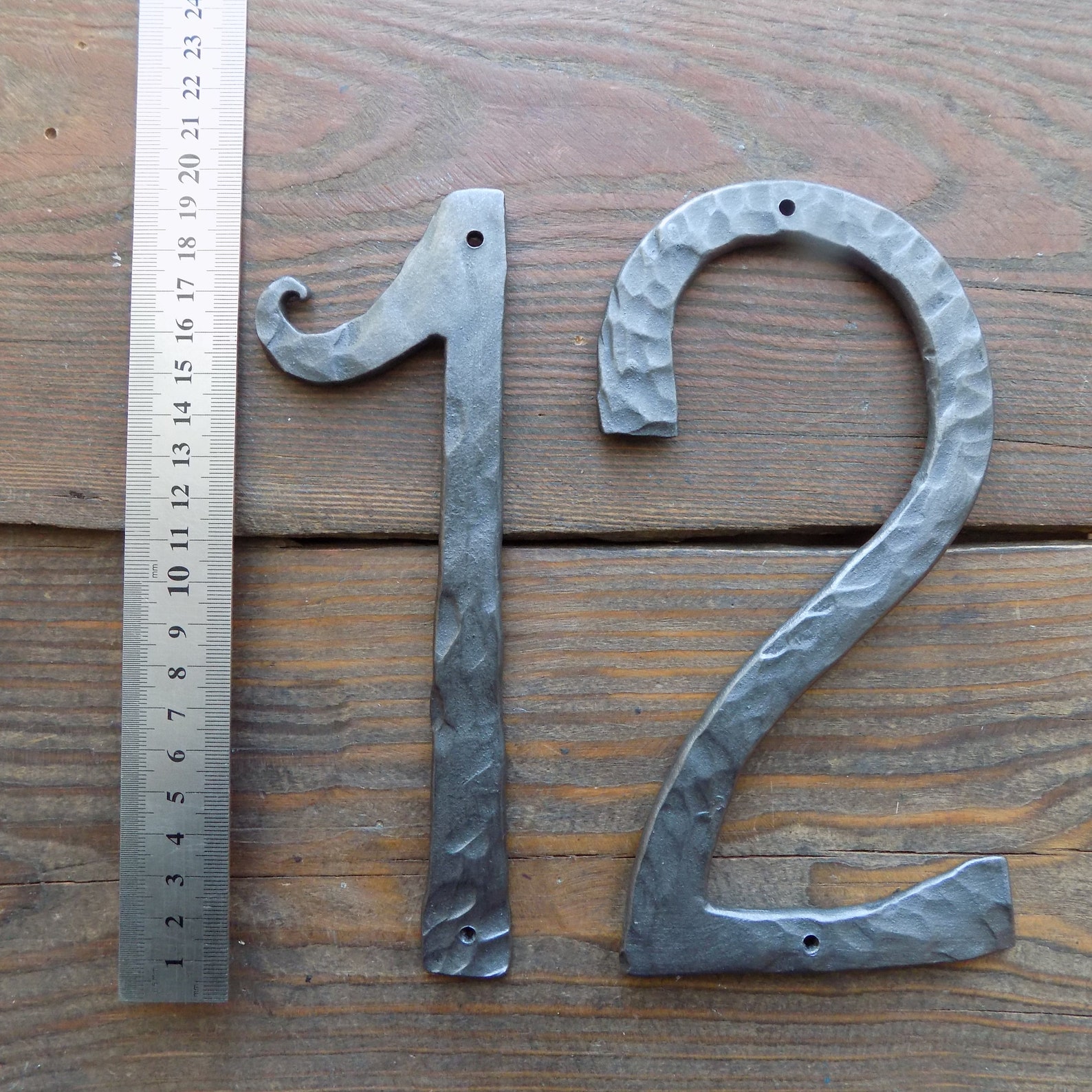 House Number / Iron House Numbers / Numbers / Metal House Number ...
