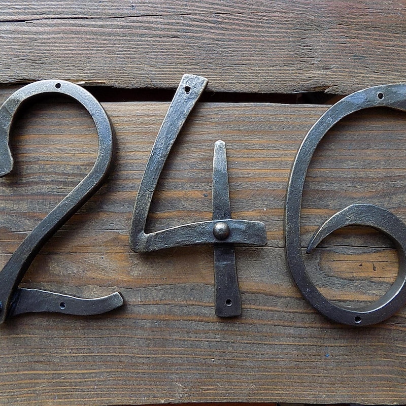Metal House Numbers - Etsy