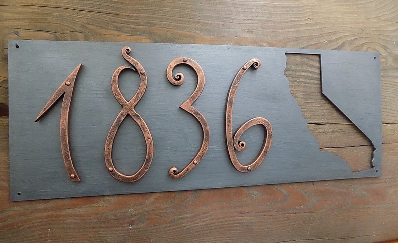 California House Number / House Number / Home Number / Address Numbers ...