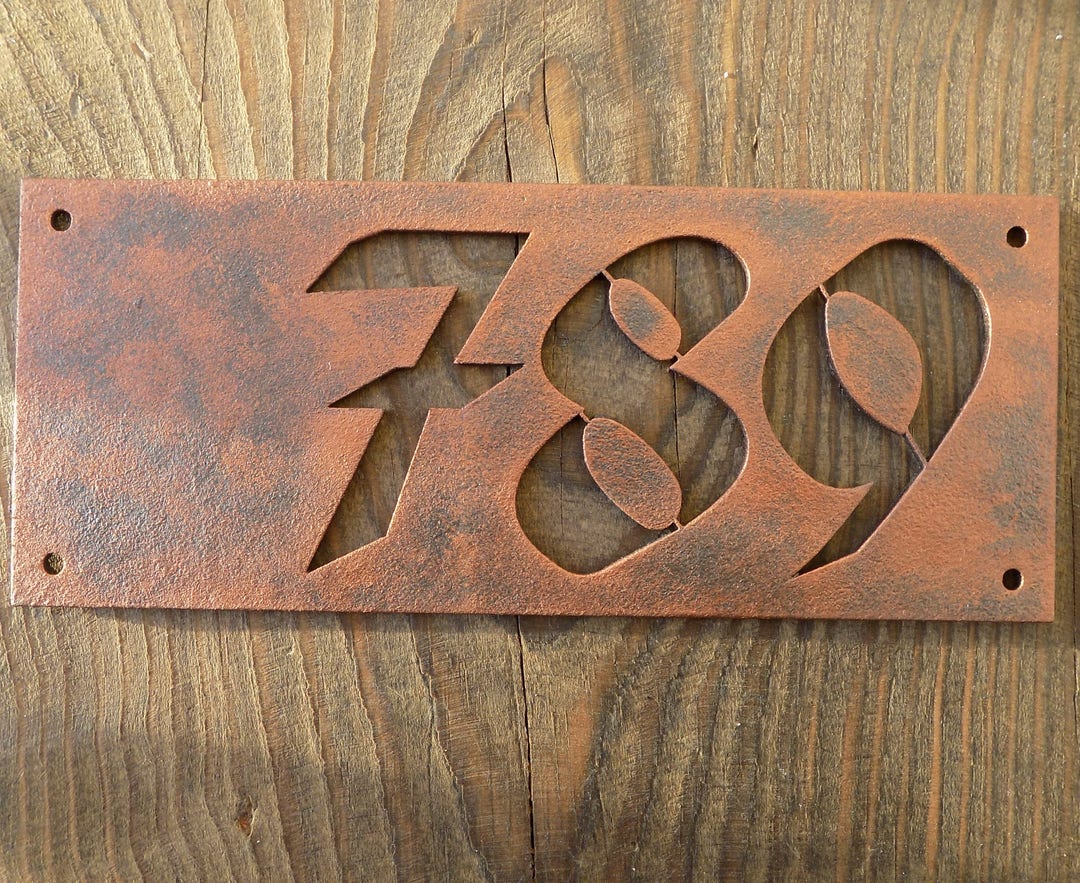 Designer 3D House Number/modern House Numbers/contemporary Home Address ...