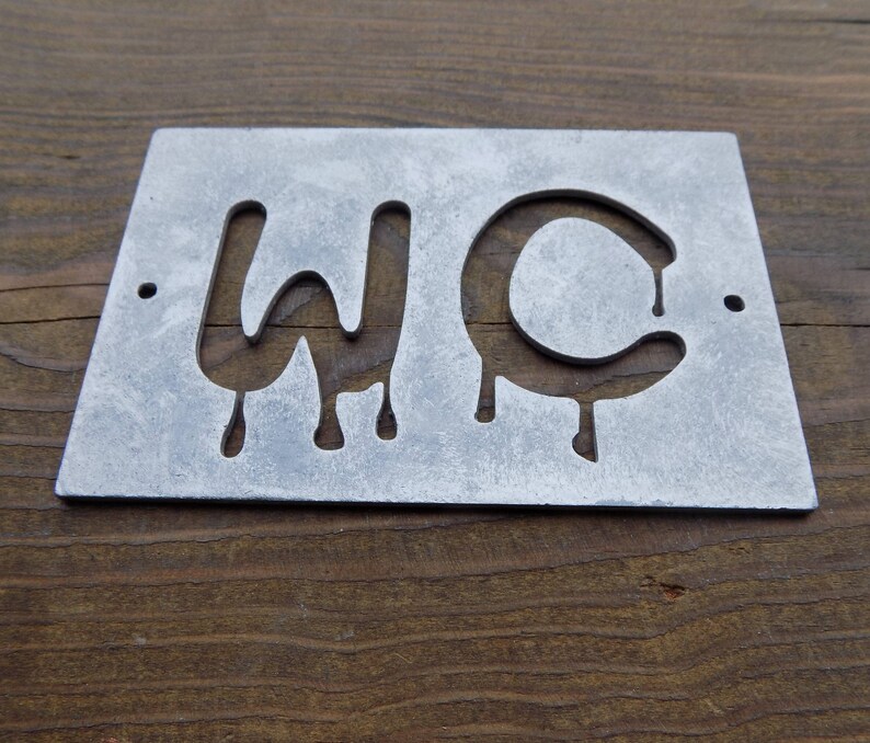 Art Designer Decor WC Sign Small Male / Female WC Sign | Etsy