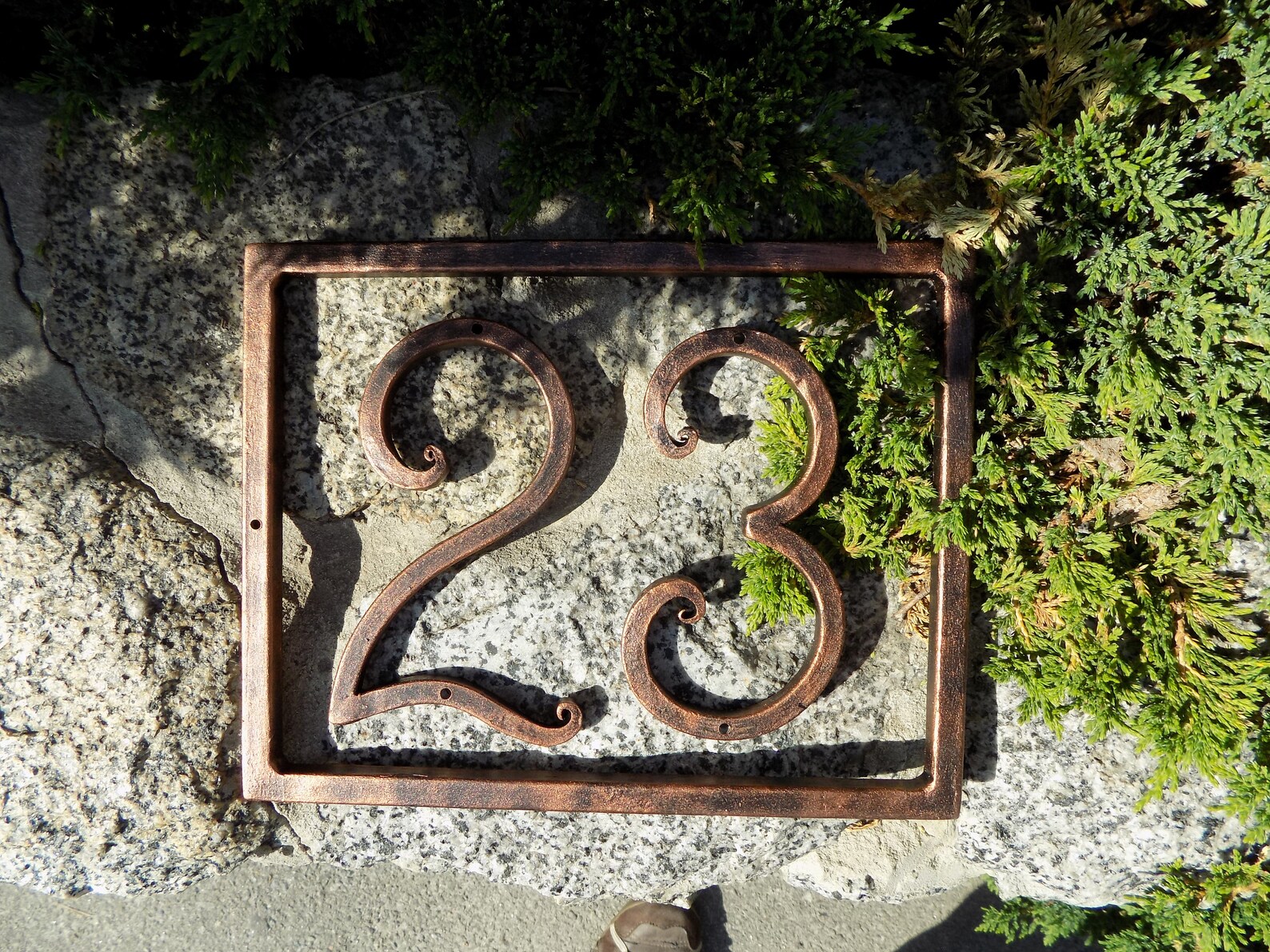 House Number / Address Numbers / House Number in a Frame / | Etsy