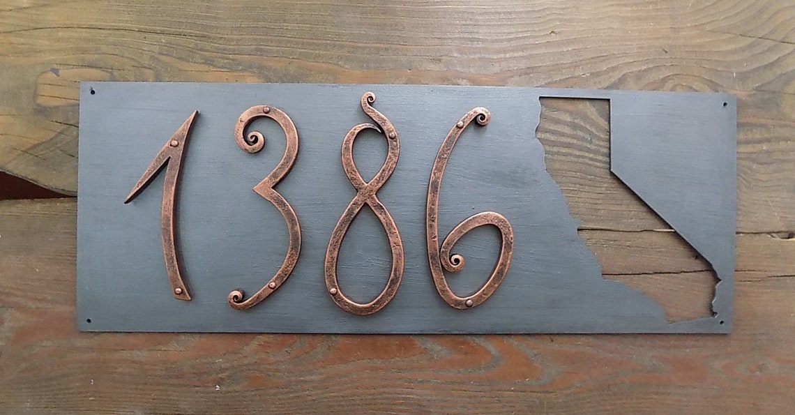 California House Number / House Number / Home Number / Address Numbers ...