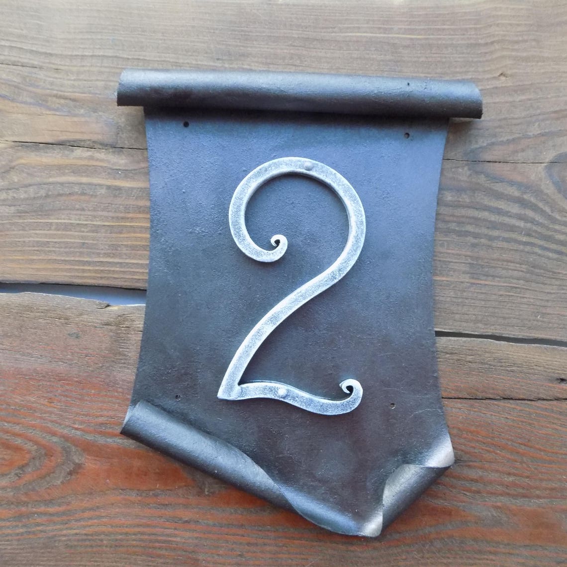 Designer House Number / Metal Scroll / House Number / Address - Etsy