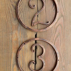 House Address / House Number / House Number in a Circle / Iron House ...