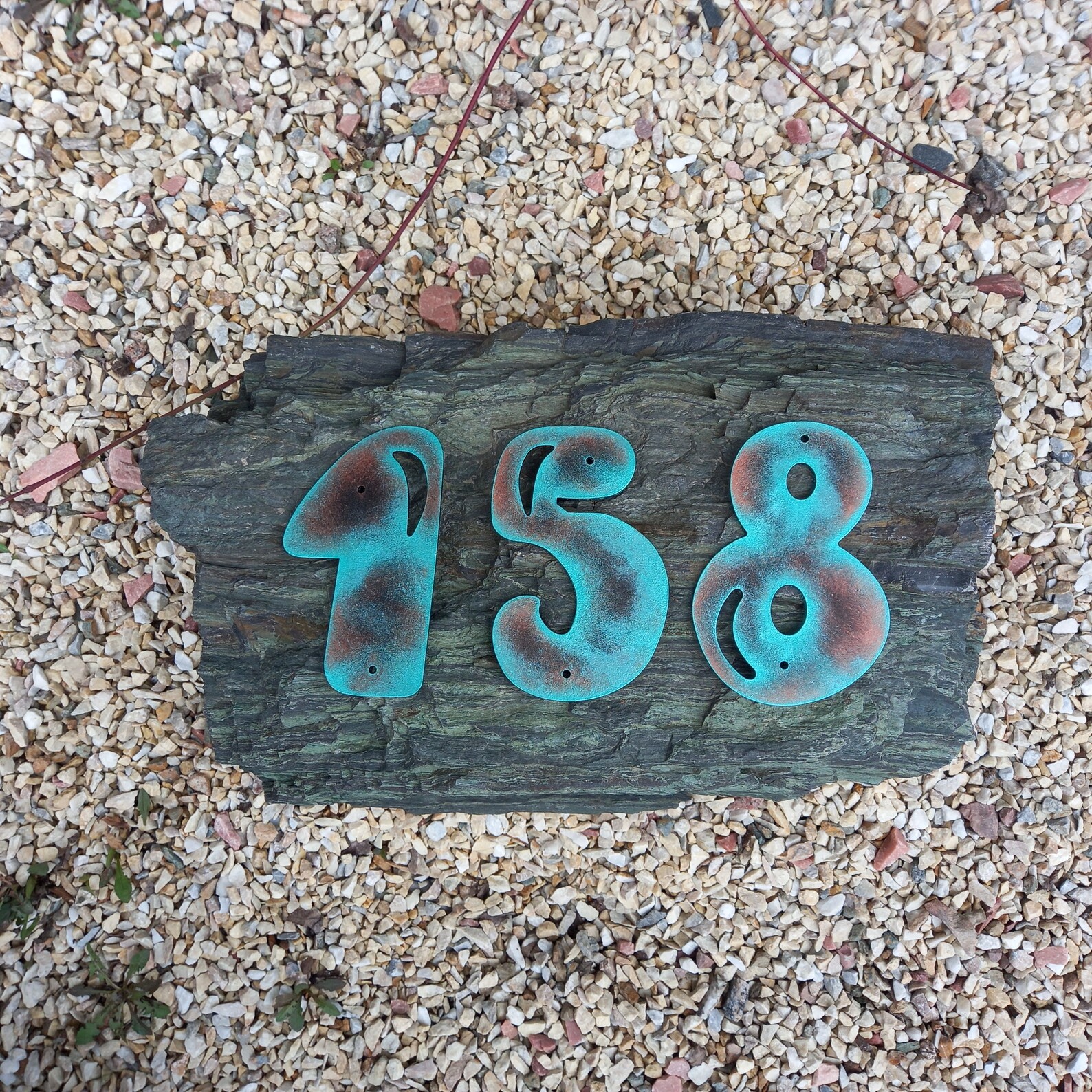 House Number / Iron House Numbers 5 Inch./ House Address / Metal House ...