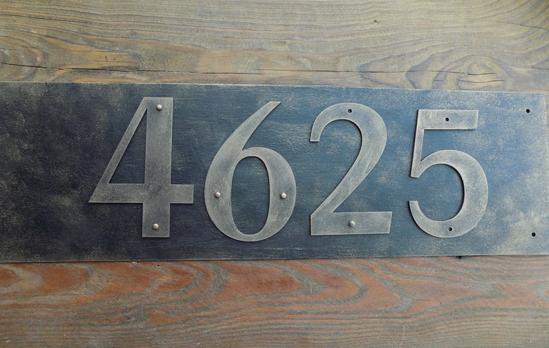 House Number / Address Plaque / House Number / Address numbers | Etsy