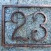 House Number / Address Numbers / House Number in a Frame / Iron House ...