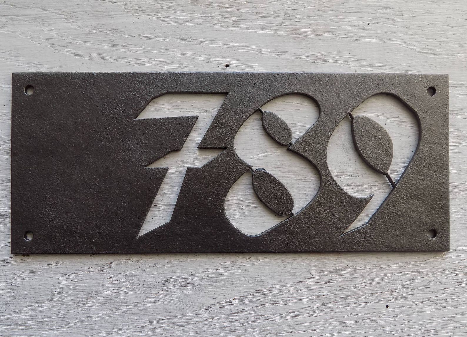 Designer 3D House Number/Modern House Numbers/Contemporary | Etsy