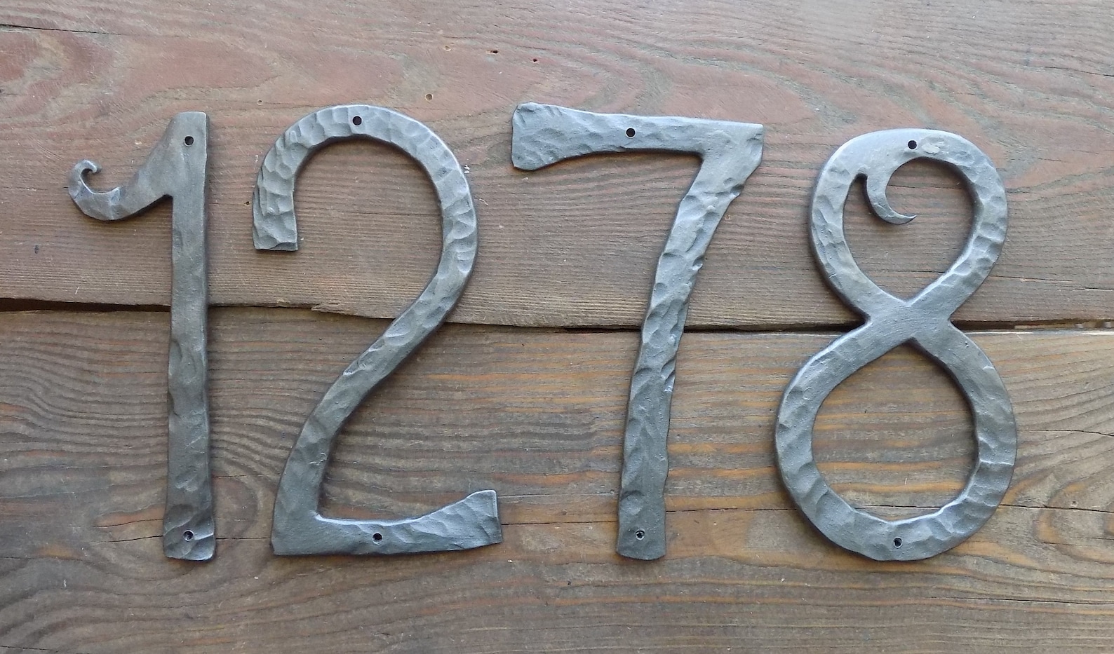 House Number / Iron House Numbers / Numbers / Metal House | Etsy