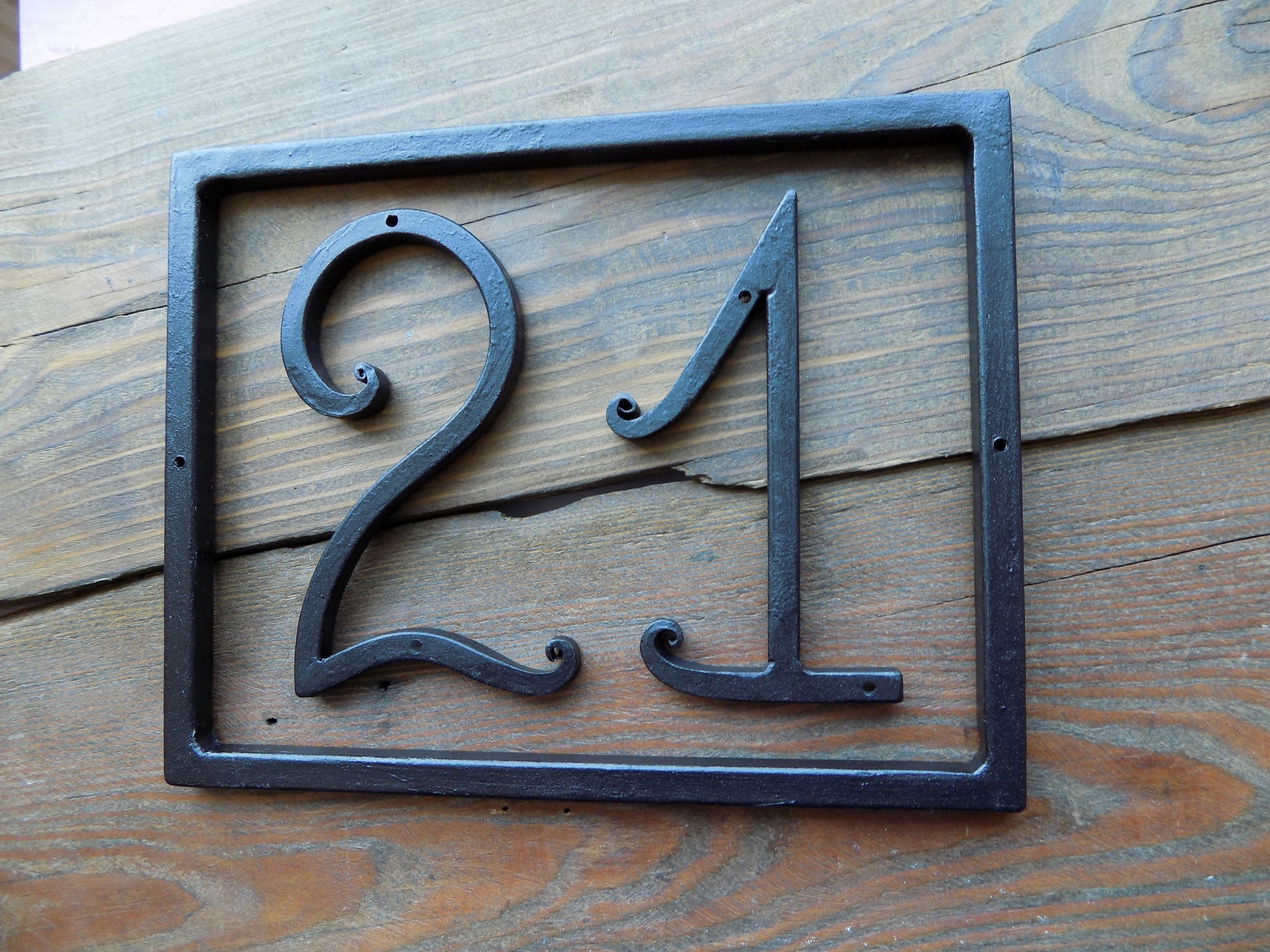 House Number / Home Number /address Numbers / House Number in a Frame ...