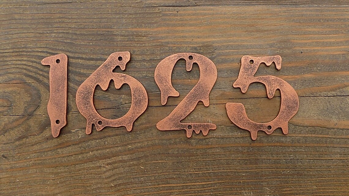 Art House Number / House Numbers / Home address / Metal house | Etsy
