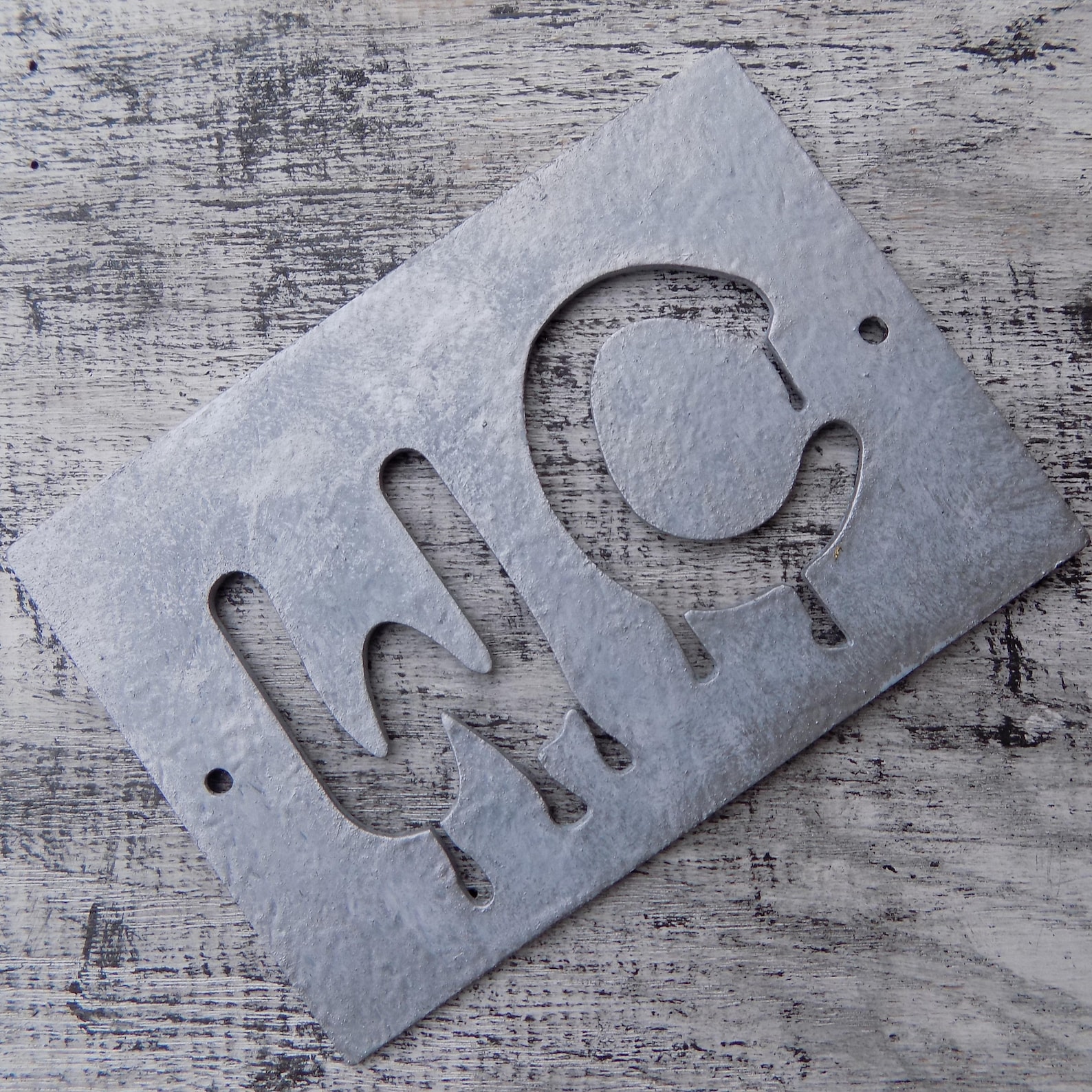 Art Designer Decor WC Sign Small Male / Female WC Sign | Etsy