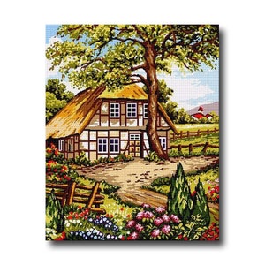 Needlepoint Kit Landscapes Complete With Printed Canvas and Threads ...