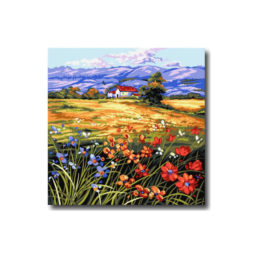 Needlepoint Kit Tapestry Embroidery Kit Landscapes Complete With ...