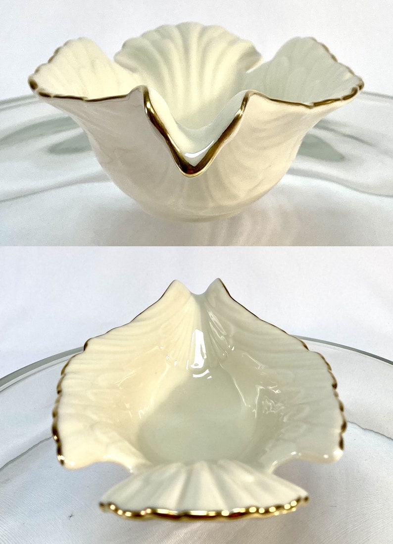 1980s Lenox Ivory/24k Gold Dove Shape Porcelain Bowl/dish W/ - Etsy