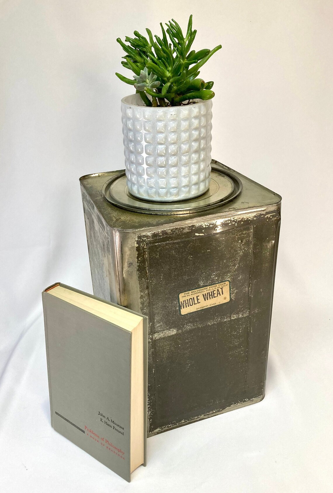 Multiple Large Metal Storage Cans Steel Lidded Rectangle | Etsy