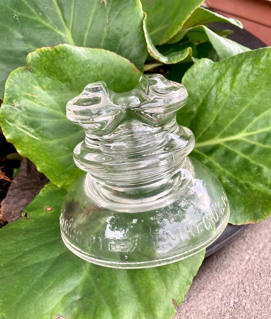 Corning Pyrex Insulator 662 | 3 Inch Clear Glass Bell Shape ...
