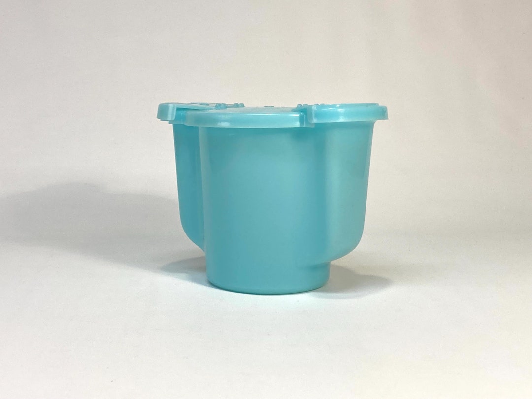 1960s/70s Tupperware Pastel Sugar Server in Light Blue Double Spout W ...