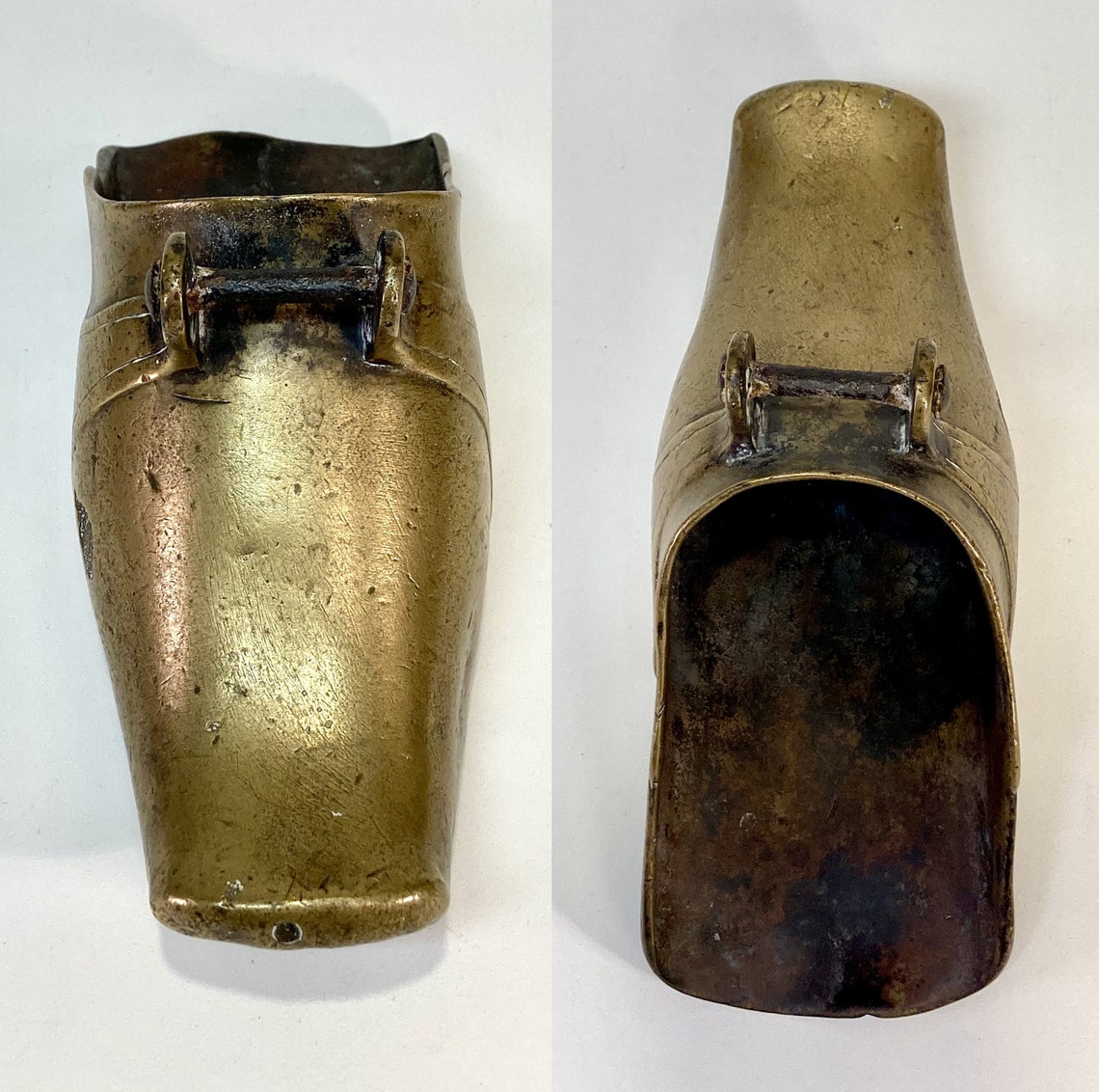 1800s Spanish Colonial Brass Horse Stirrup Shoe | South American Slip ...
