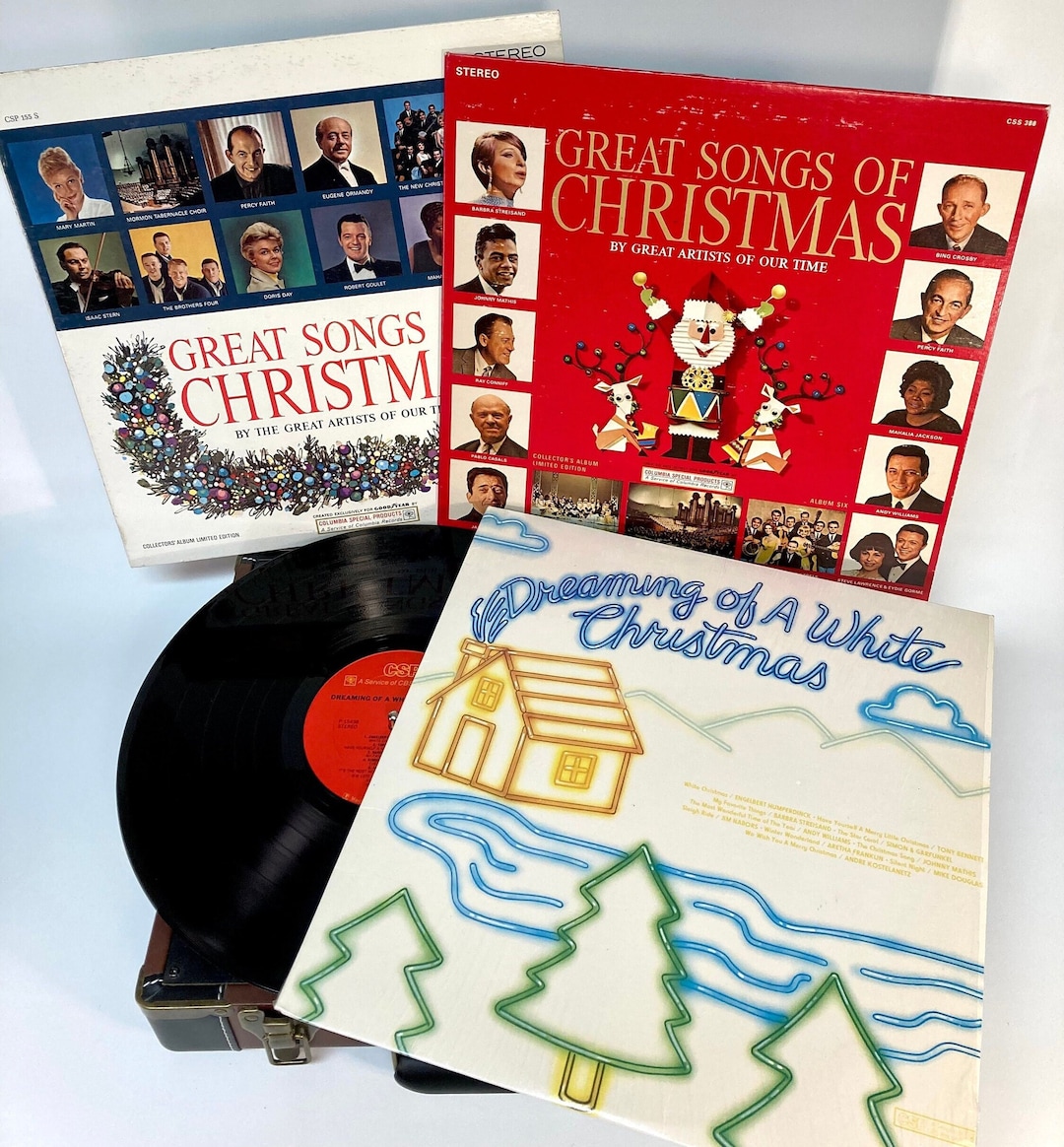 1960s Christmas Vinyl 3 Album Set | Good Year "great Songs of Christmas ...